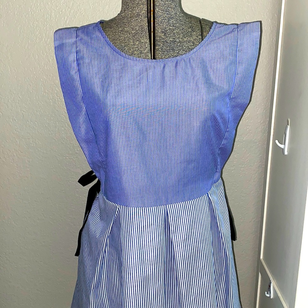 Adorable Striped Smock-Frock Style Dress - Gem